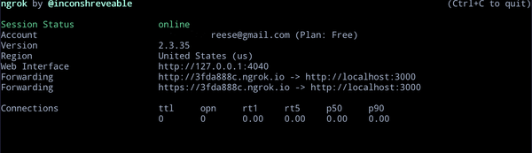 Ngrok: Create & Share a URL to Your Localhost Server
